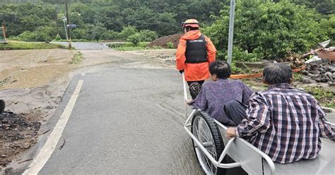 포토뉴스 경북북부 집중호우 197명 대피 위키트리