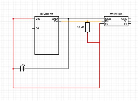 Weird Issue Using WS2812B With External Power Supply LEDs And