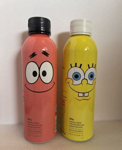 Rare Spongebobpatrick Path Water Special Edition 203fl Oz Refillable Bottle 4615039903