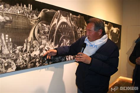[미디어피아] 신학철 화백의 정신 동학정신과 일맥상통 천안 아트홀 대관