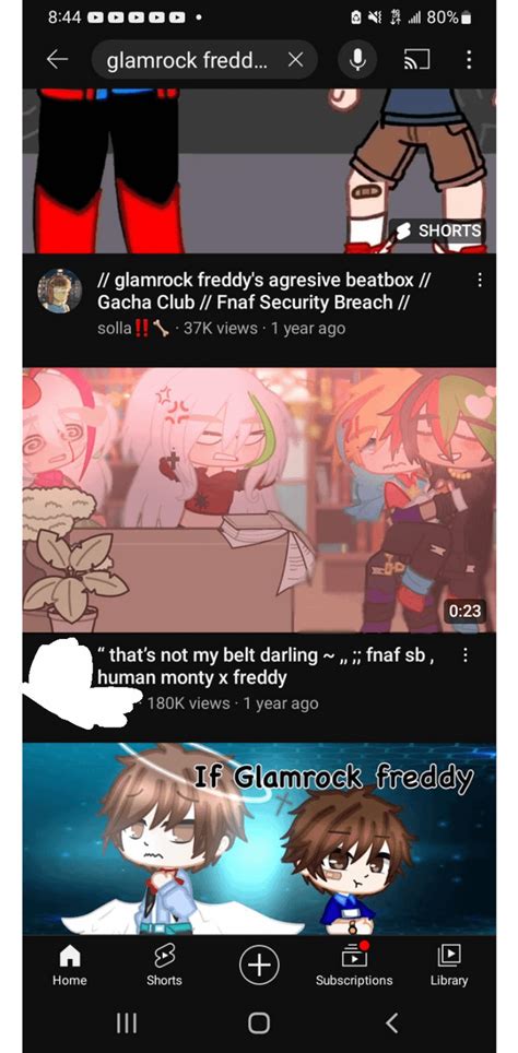 Yall I Looked Up Glamrock Freddy Gacha Club What The Fuck Is This