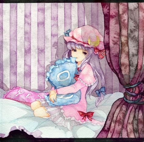 Patchouli Knowledge Touhou Drawn By Pinkxxxna Danbooru