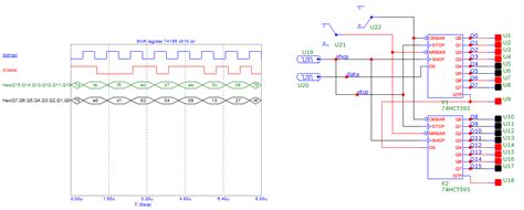 Circuit Design 74HC595 Shift Register Outputting Data When It Shouldn