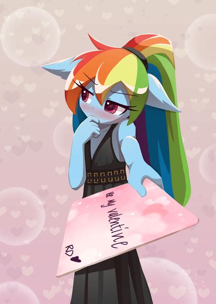 3065876 Safe Artisthowxu Ponerpics Import Rainbow Dash Anthro