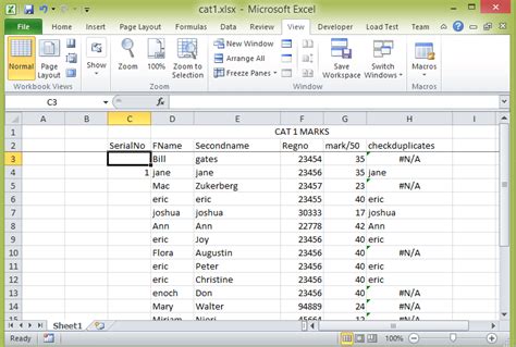 generate unique sequential numbers in excel easy steps