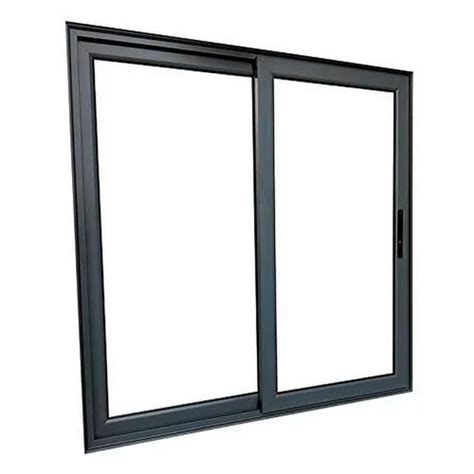 Sliding Black 15mm Aluminum Window Frame Grade Of Material 6061 At Rs