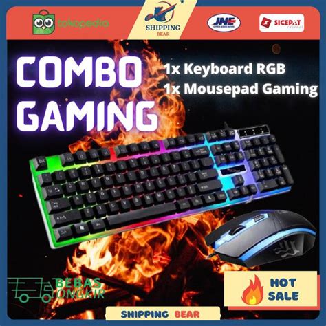 Jual Paket Keyboard Gaming Rgb Mekanik Dan Mouse Gaming Usb Cable Shopee Indonesia