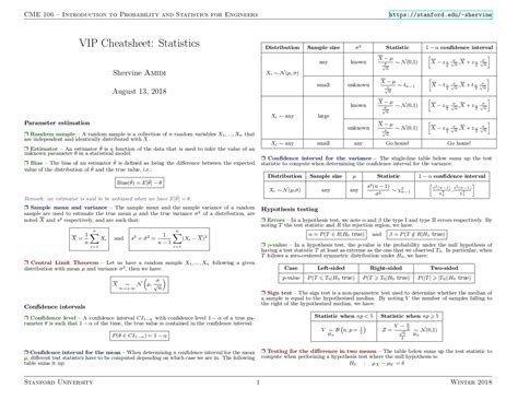 7 statistics cheat sheet ideas statistics cheat sheet