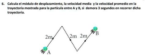 Solved Por Favor Ayuda Física Calcula El Módulo De Desplazamiento La Velocidad Media La