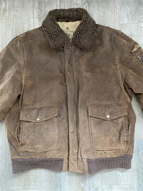 Шкіряна куртка авіатор вінтаж — цена 300 грн в каталоге Куртки Купить мужские вещи по