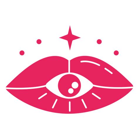Diseño Png Y Svg De Labios Rosas Mágicos Para Camisetas