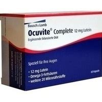 Abbildung Ocuvite Complete 12 Mg Lutein Kapseln