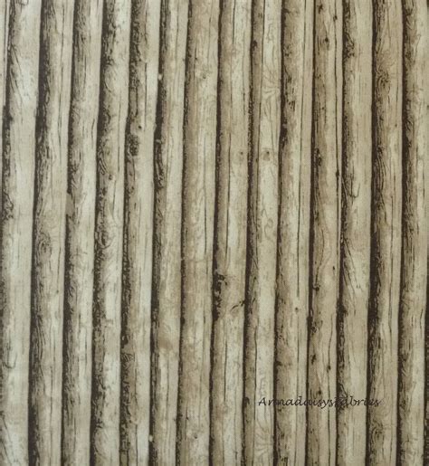 Brown Wood Fabric Moda 15636 13 Modascapes Log Cabin Taupe Logs