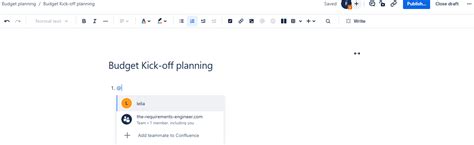 How To Assign A Task In Confluence The Requirements Engineer