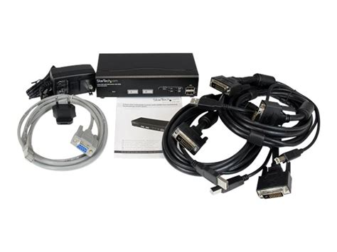 StarTech Com Port USB DVI KVM Switch With DDM Fast Switching Technology And Cables Overview