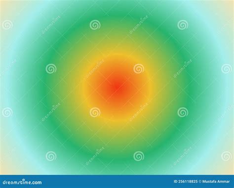 Abstract Gradient Of Summer Colors Soft Multicolored Background Modern Centered Design For