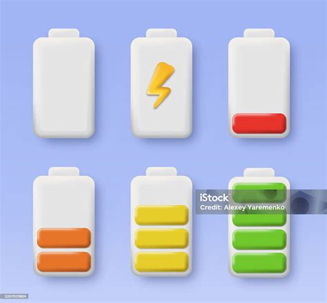 배터리 충전 수준 아이콘이 설정되었습니다 벡터 일러스트 레이 션 0명에 대한 스톡 벡터 아트 및 기타 이미지 0명 가득 찬 계기판 측정기 Istock