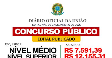 EDITAL PUBLICADO Concurso Tribunal de Justiça 112 vagas e salários