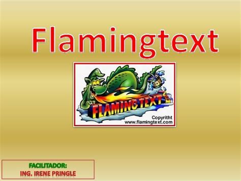 Flamingtext Manual