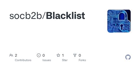 Github Socb B Blacklist