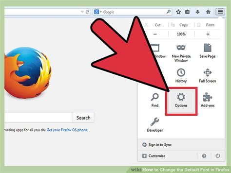 How To Change The Default Font In Firefox 9 Steps With Pictures