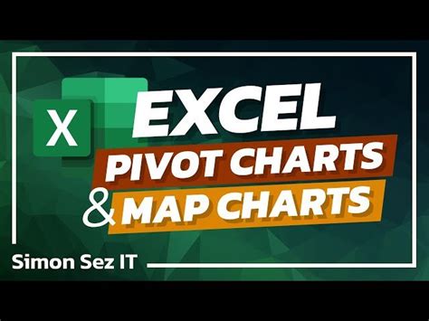 Free Video Create Microsoft Excel Pivot Charts And Map Charts From