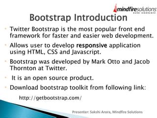 Twitter Bootstrap PPT