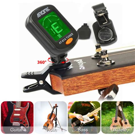Digital Chromatic Tuner For Guitar Bass Violin Ukulele Daraz Lk