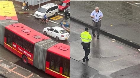 Bogotá Mujer Dio Botellazo A Conductor De Transmilenio L