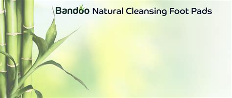 Bandoo Detox Foot Pads Natural Deep Cleansing Foot Pads Japanese Foot Patches Rana Pads