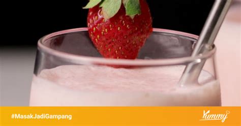 Resep Strawberry Probiotik Smoothies Mudah Dan Cepat