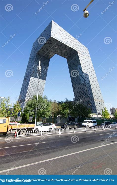 Cctv Headquarters Building In Beijing Editorial Photography Image Of
