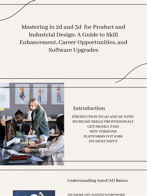 Slidesgo Mastering Autocad For Product And Industrial Design A Guide To