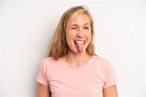 Premium Photo With Cheerful Carefree Rebellious Attitude Joking And