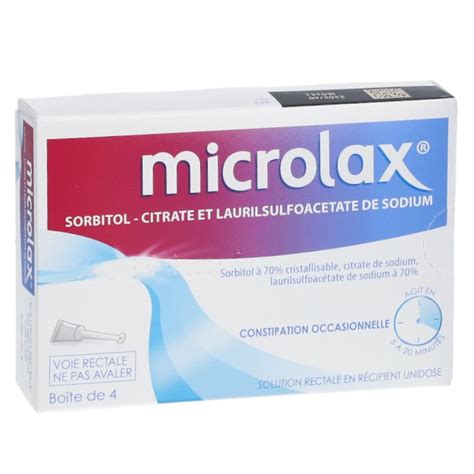 Microlax Adult Occasional Constipation 4 Enemas