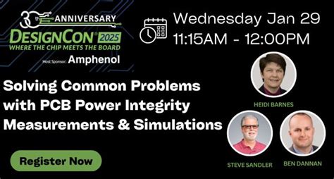 Solving Common Problems With Pcb Power Integrity Measurements And Simulations Designcon 2025