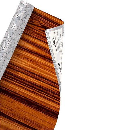 Plástico Adesivo Leoarte Madeira Jacarandá cm x m Micras em Oferta na Obra Lar Obra