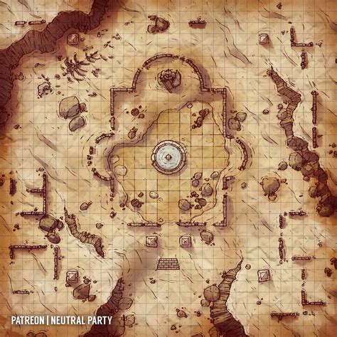 Desert Rpg Map