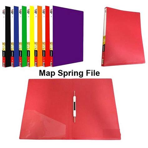 Folder One Map Plastik Spring File Folder One