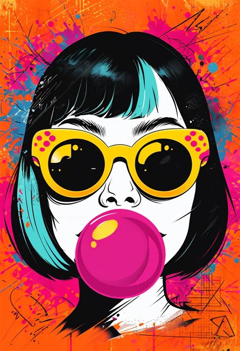 Bold Pop Art Jungle Catwalk Album Cover Design Playground
