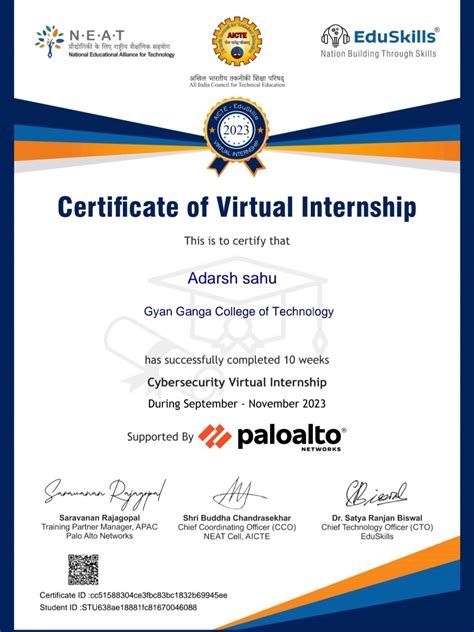 Adarsh Sahu On Linkedin Cybersecurity Virtualinternship