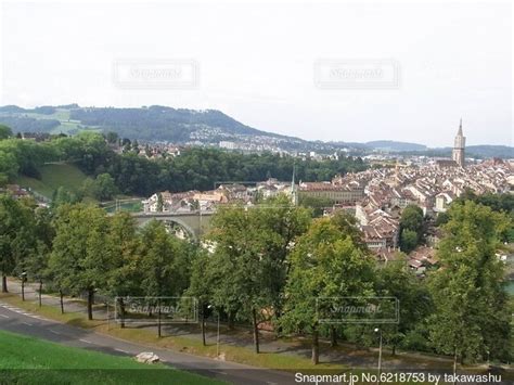 スイス ベルン 世界遺産の街並みの写真・画像素材 6218753 Snapmart（スナップマート）