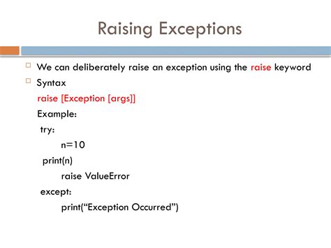 Exceptional Handling In The Python Pptx