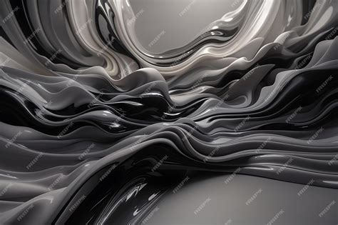 Premium Photo Abstract Opulence In A Muted Grey And Black Gradient