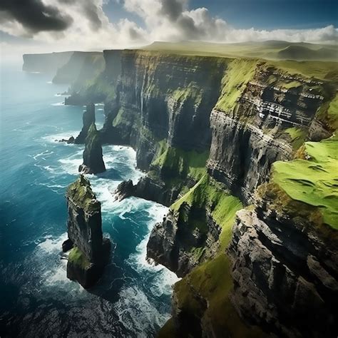 Premium Photo Moher Cliffs In Ireland