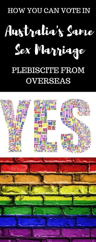 Australia S Same Sex Marriage Vote From Overseas Bright Lights Of America