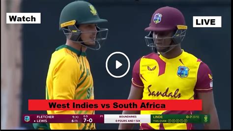 Live 2nd T20 South Africa Vs West Indies Sa Vs Wi Series 2023 Ptv