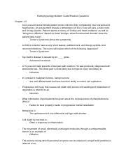 Pathophysiology Midterm Guide CH Docx Pathophysiology Midterm Guide Practice Questions