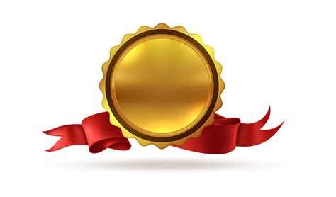 금메달 영웅 또는 우승자 벡터 일러스트를 위한 리본으로 1위를 차지한 승리상 1위에 대한 스톡 벡터 아트 및 기타 이미지 1