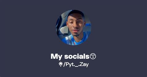 My Socials😙 Instagram Tiktok Linktree